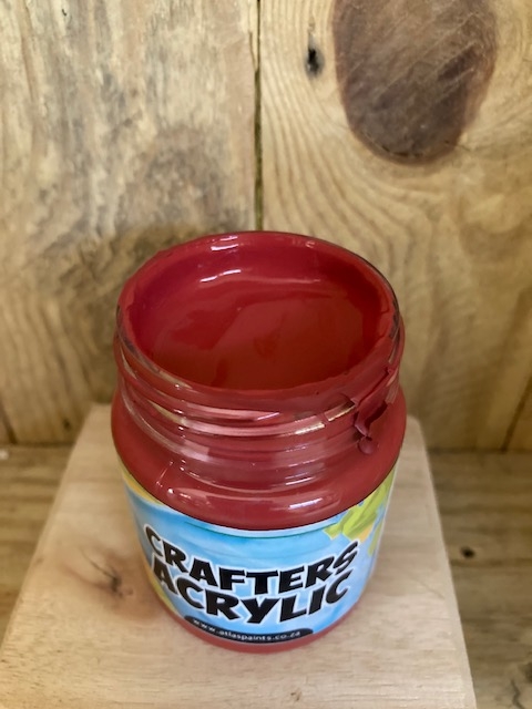 Crafters Acrylic Paint Scarlet - DIY Hardware & Crafts